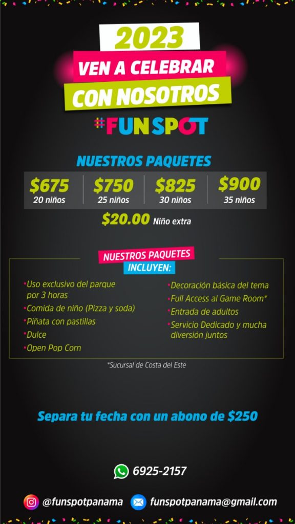 Cumpleaños en Parque – Funspot